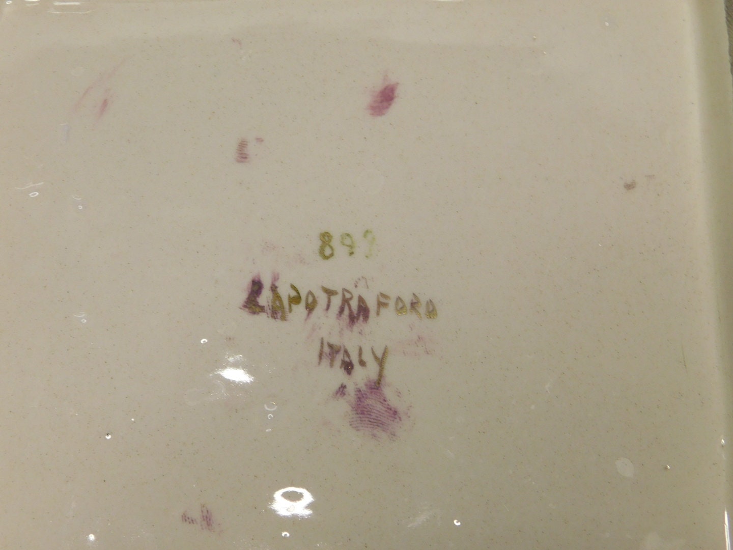 Vintage Capotraforo Italy Square Decorative Dish - Etsy