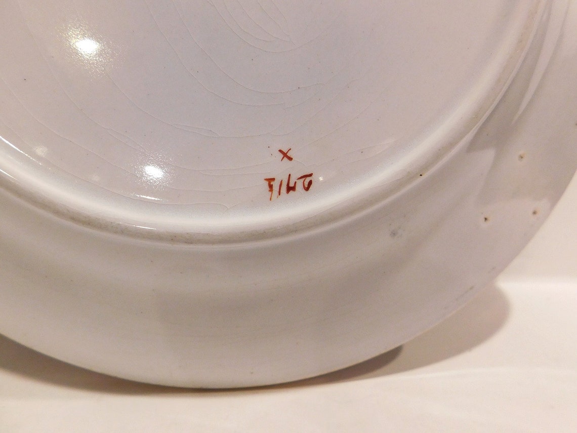 19th C. Antique indian Tree Three Porcelain Plates - Etsy