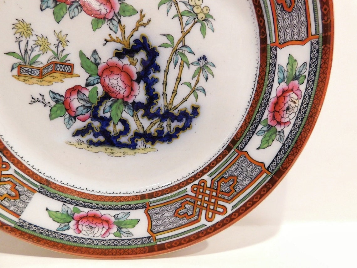 19th C. Antique indian Tree Three Porcelain Plates - Etsy