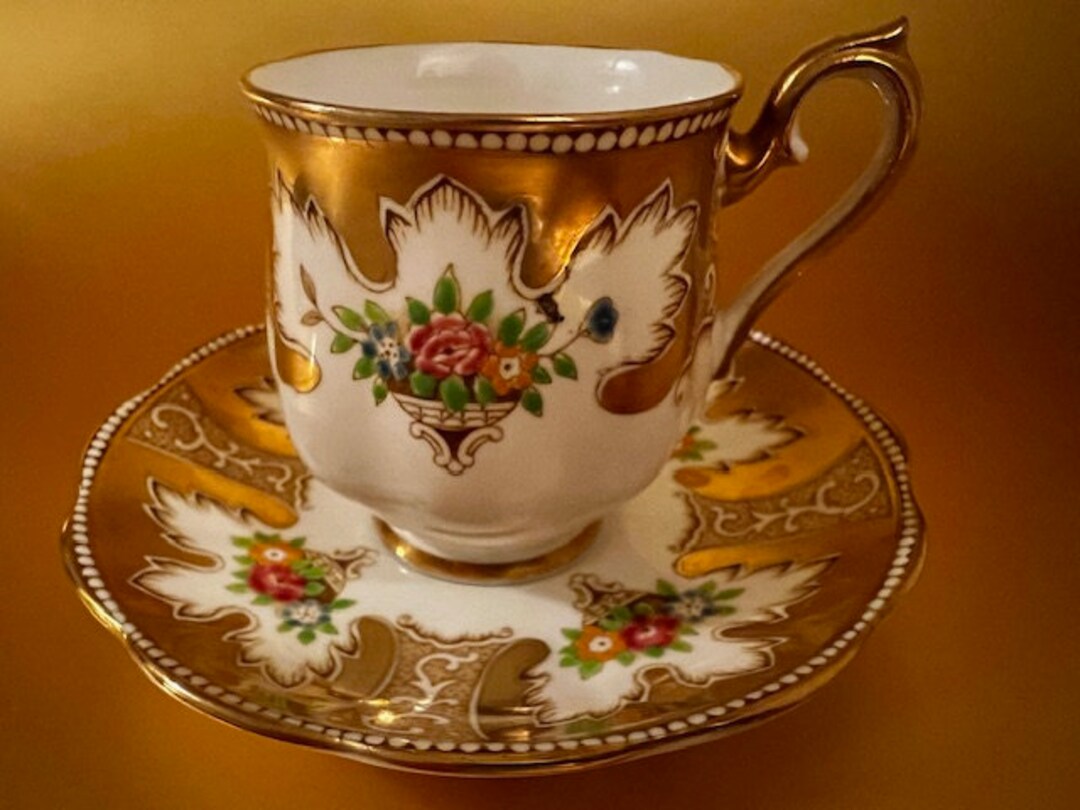 Vintage Royal Albert Bone China Royalty Pattern Porcelain Demitasse Cup ...