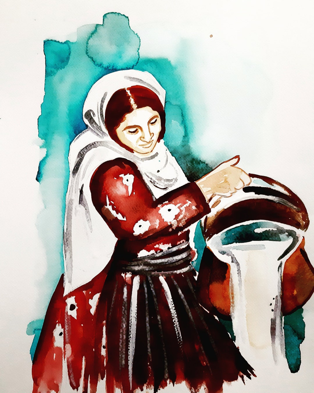 Kurdish Woman in Village - Etsy