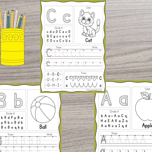 26 Alphabet Phonics Worksheets - Etsy