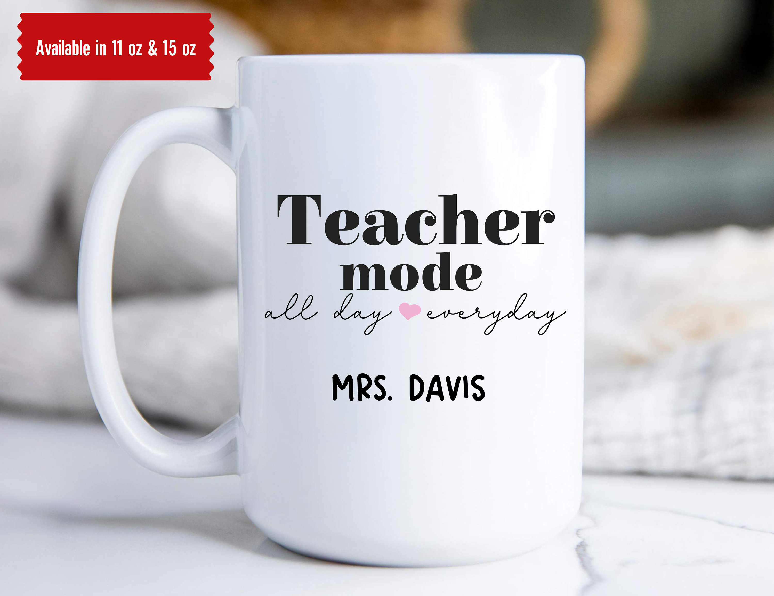 Personalized Teacher Appreciation Gift, Teacher's Day, Best Teacher ...