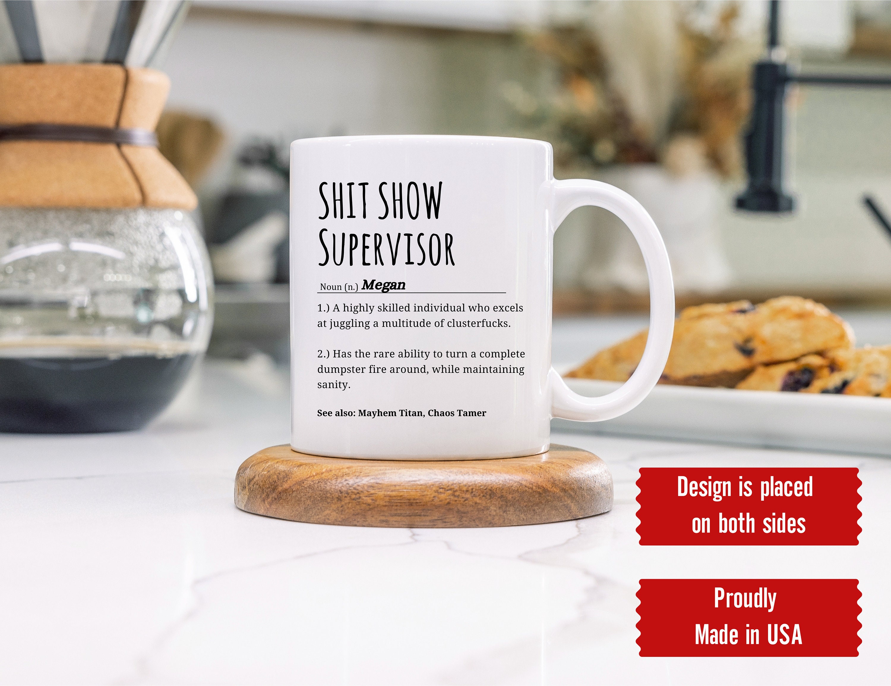 Shit Show Supervisor Coffee Mug, Shit Show Supervisor Gift, Gift for ...