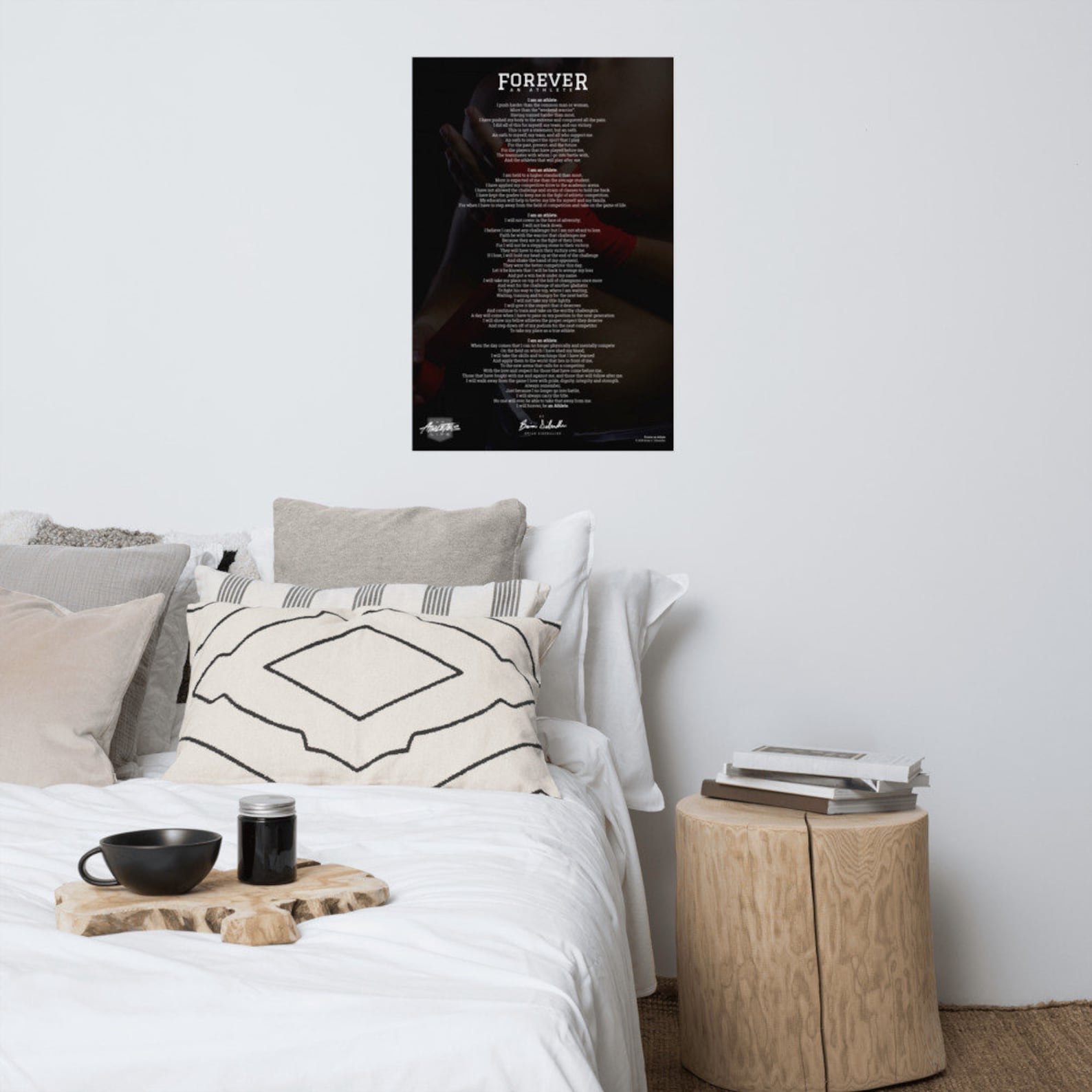 Boxing/mma Forever an Athlete Poem Poster Print / Poetry Gift for ...