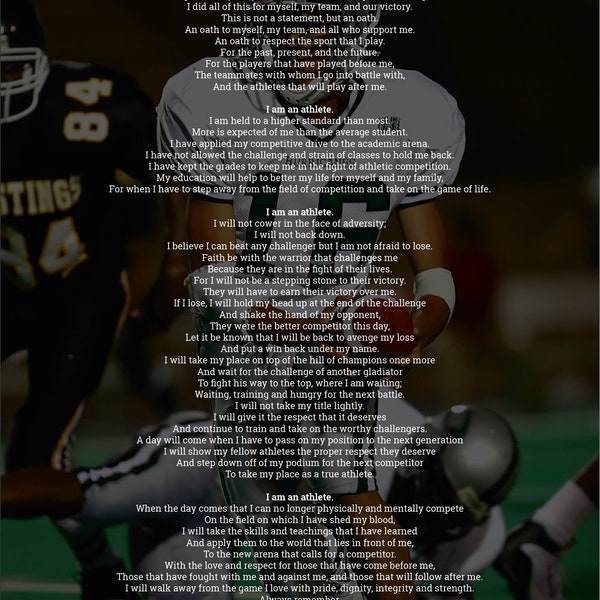 Football Coach Poem - Etsy
