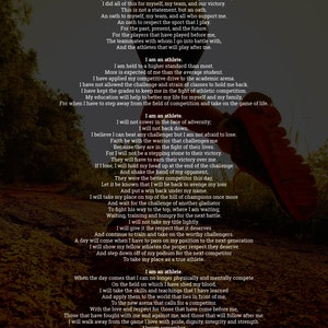 Running Forever an Athlete Poem Poster Print / Poetry Gift for Running ...