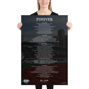 Track & Field Poem Poster, Gift for Athletes - Etsy