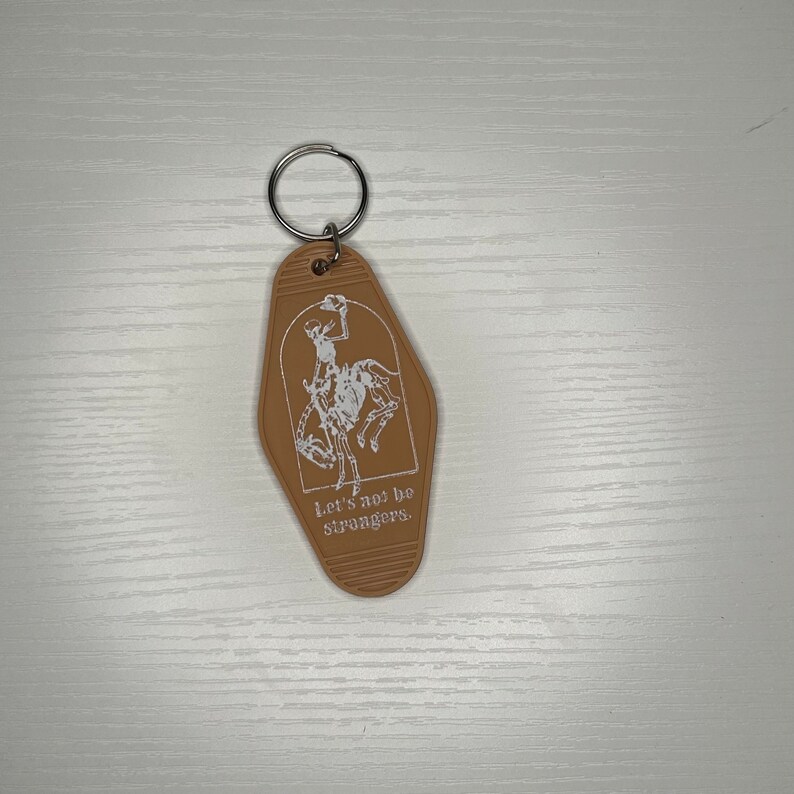 Rodeo Motel Keychain Western Keychain Country Keychain - Etsy