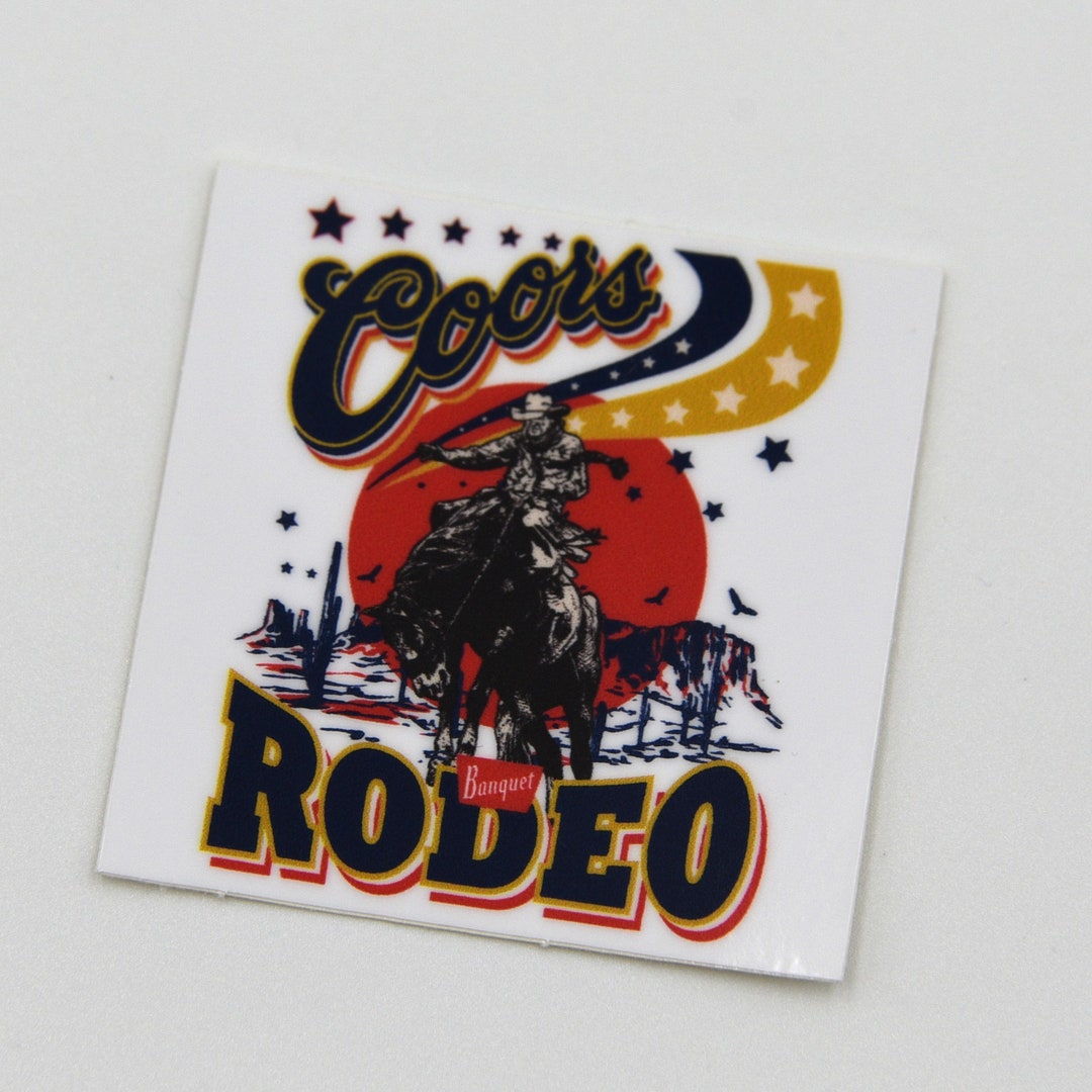 Cowboy Coors Sticker Coors Sticker Coors Banquet Rodeo Sticker Coors ...