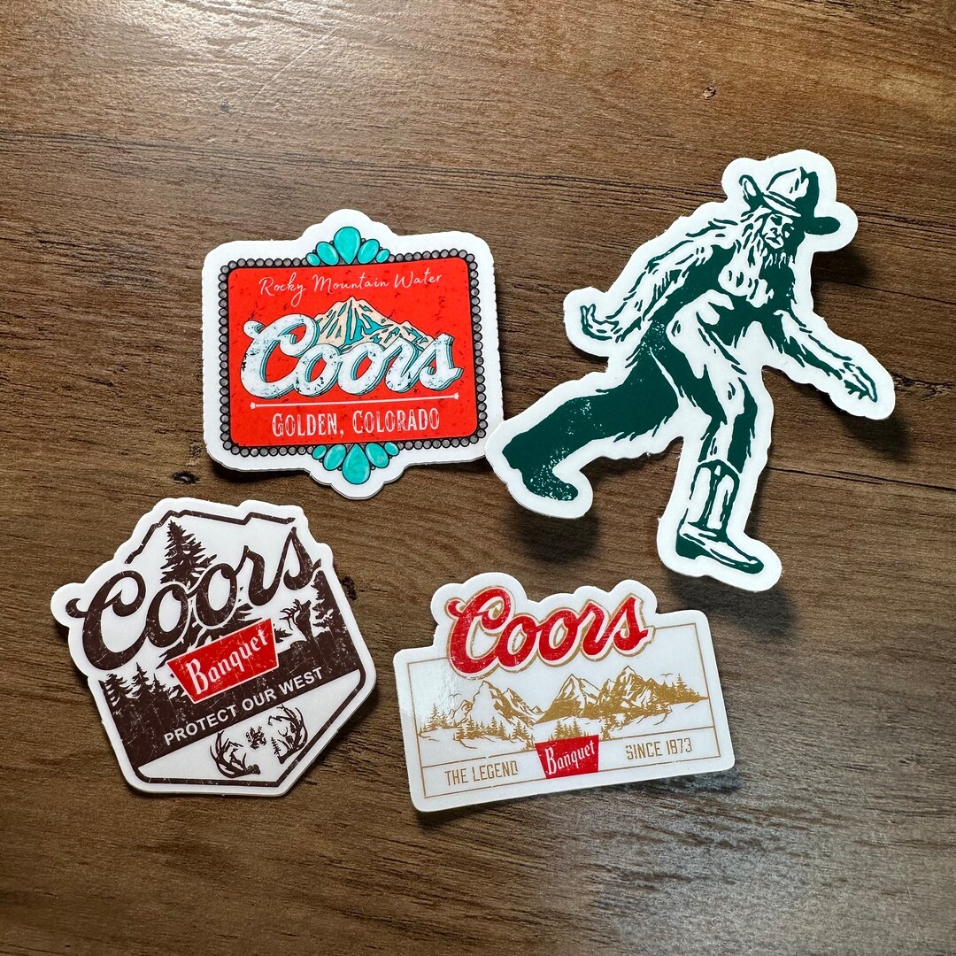 Mountain Coors Sticker Pack Pnw Beer Sticker Pack Coors Rodeo Sticker ...