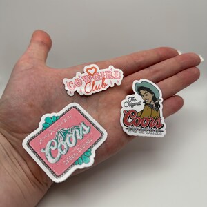 Coors Cowgirl Sticker Pack Western Stickers Country Stickers Coors ...