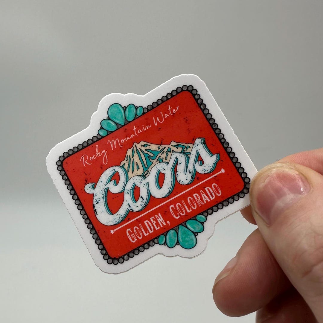 Cowboy Coors Sticker Coors Sticker Coors Banquet Rodeo Sticker Coors ...