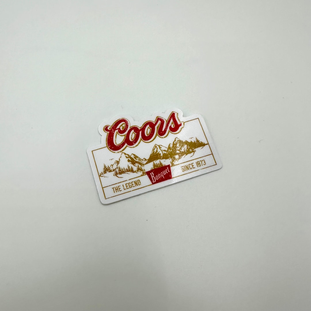 Coors Mountain Banquet Sticker Coors Sticker Coors Banquet Rodeo ...