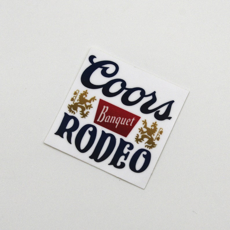 Cowboy Coors Sticker Coors Sticker Coors Banquet Rodeo Sticker Coors ...