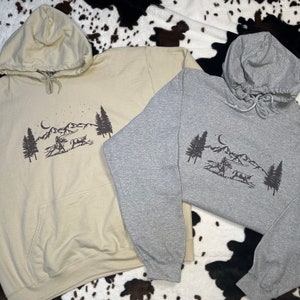 Roping Hoodie Western Hoodie Country Sweatshirt Gift for Loved One Pnw ...