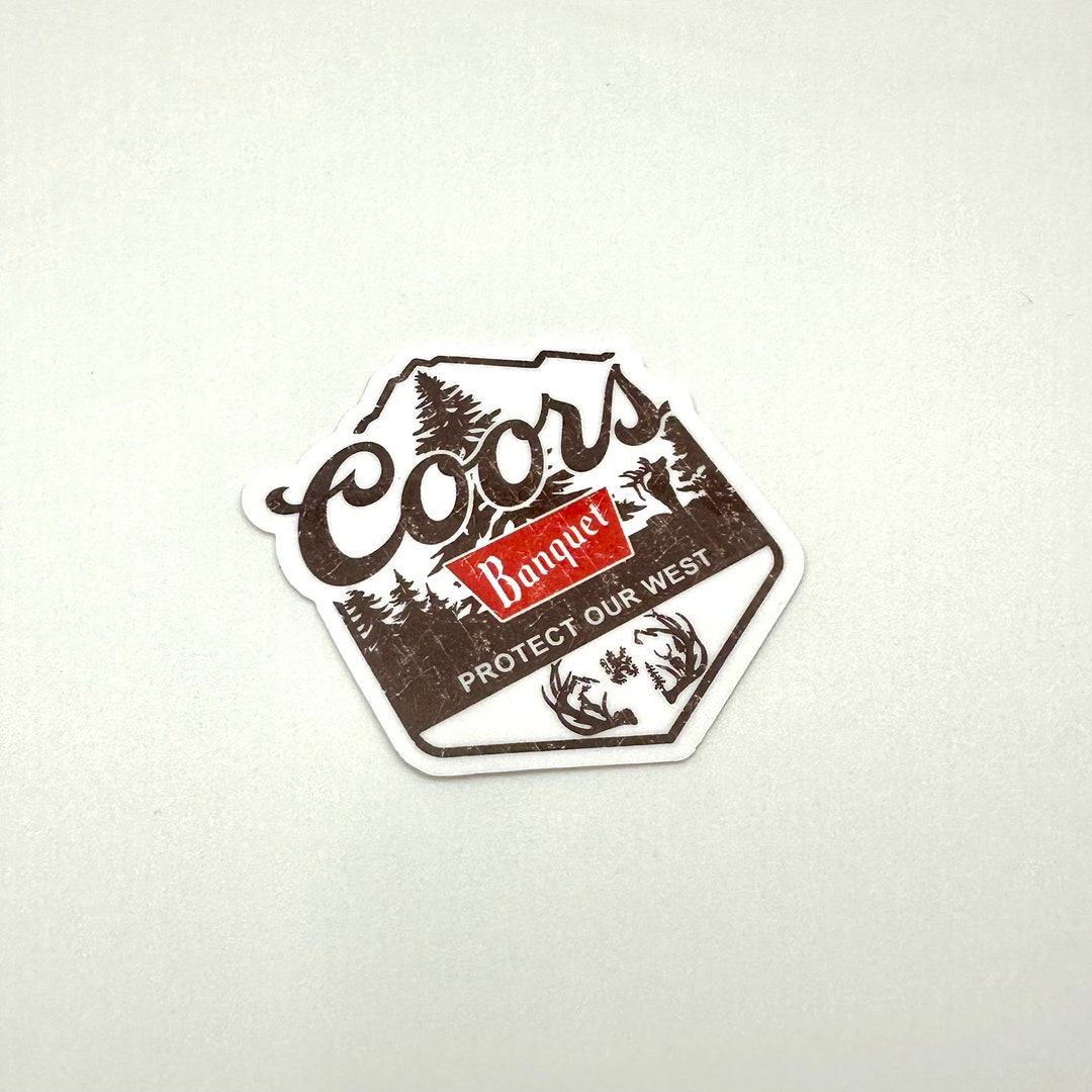 Coors Banquet Sticker Coors Sticker Coors Banquet Rodeo Sticker Coors ...
