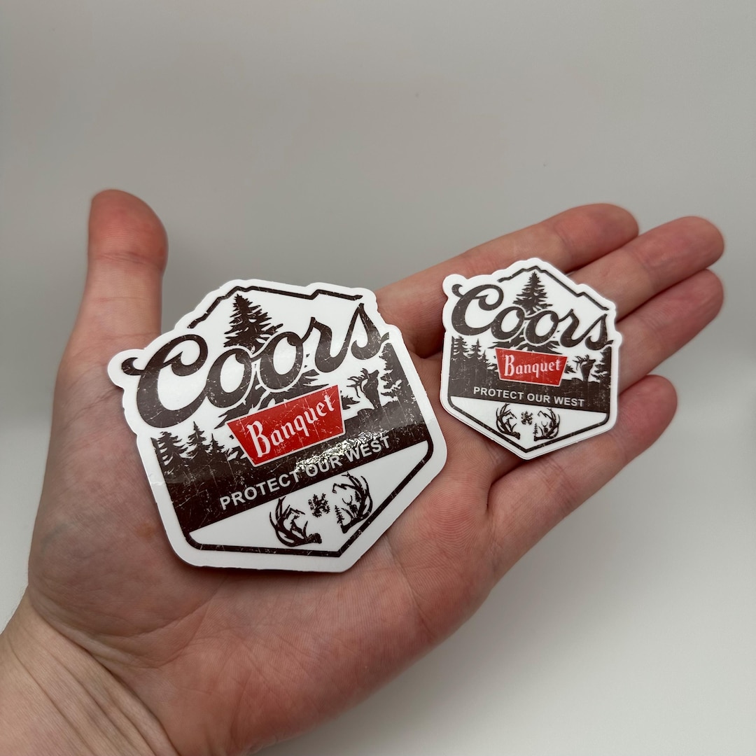 Coors Banquet Sticker Coors Sticker Coors Banquet Rodeo Sticker Coors ...