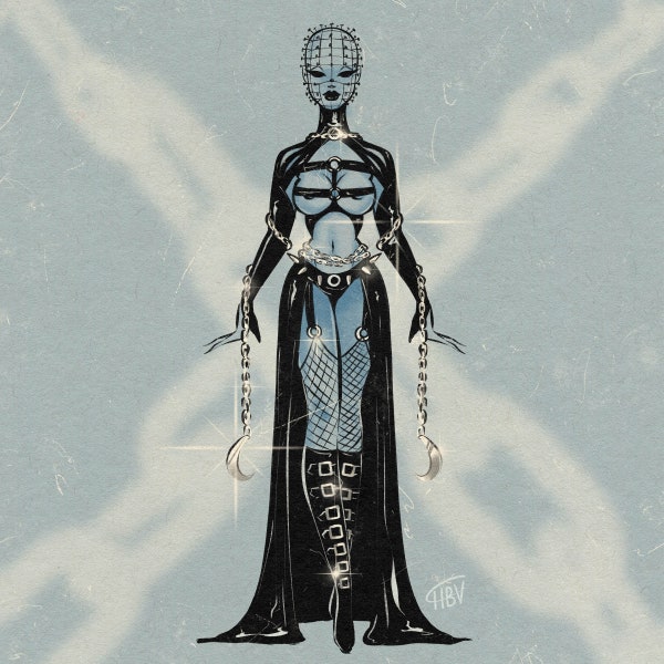 Pinhead Drawing - Etsy