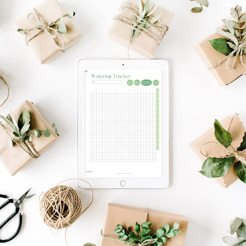 Digital Plant Care Planner & Tracker Hyperlinked Goodnotes/other PDF ...