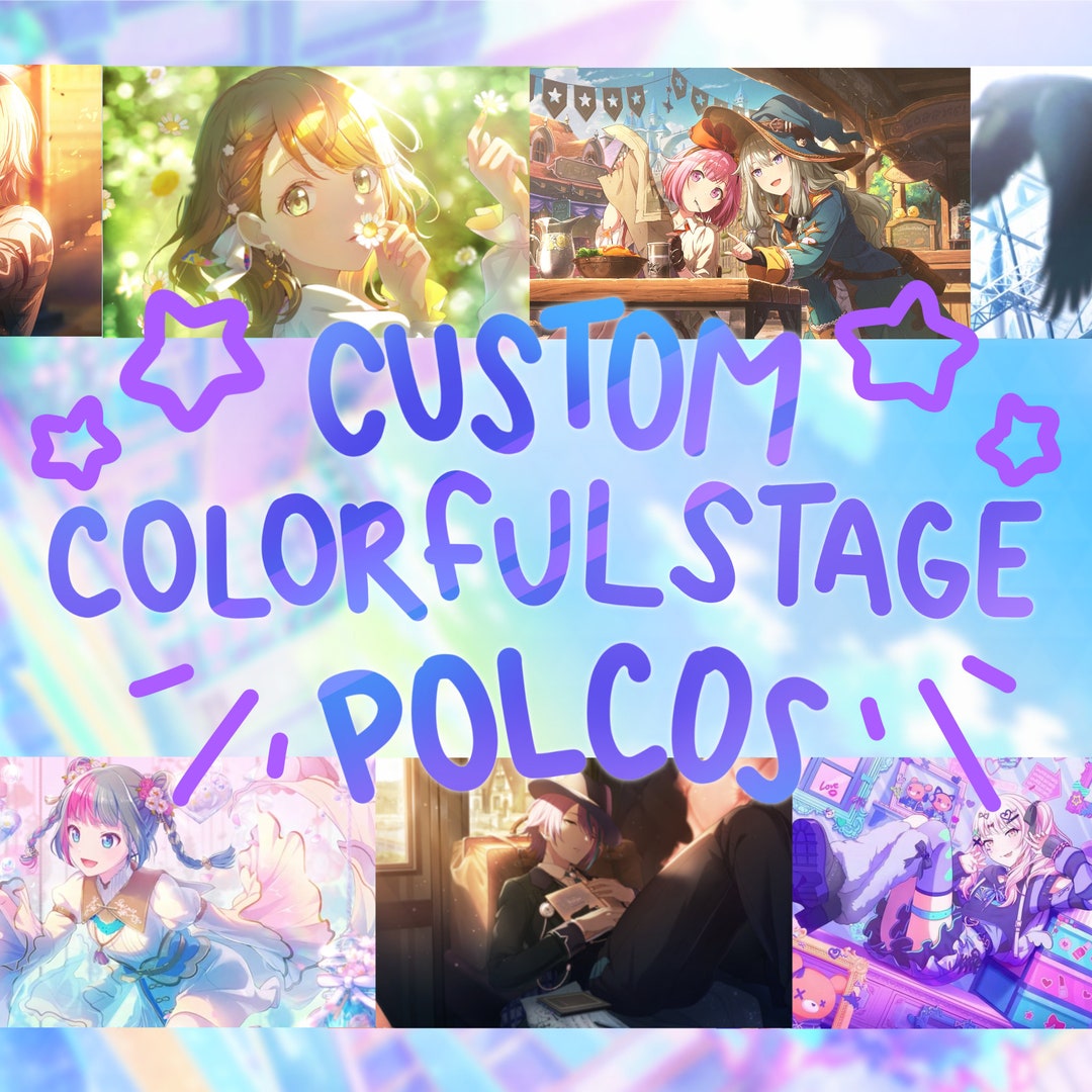 CUSTOM PJSK POLCOS !! - Your Favorite Cards! - Etsy