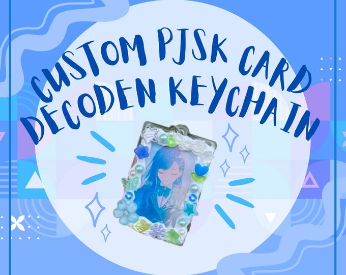 CUSTOM Handmade PJSK Decoden Keychains!! - Project Sekai, Vocaloid ...