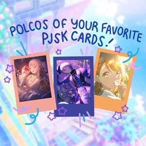 CUSTOM PJSK POLCOS !! - Your Favorite Cards! - Etsy