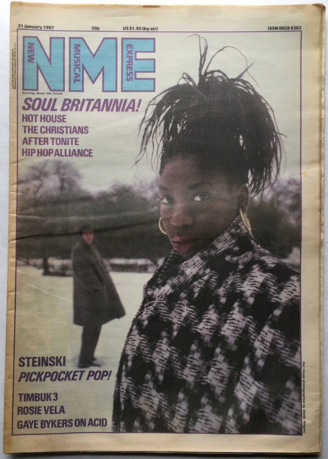NME New Musical Express Jan 31, 1987 SOUL BRITANNIA issue Hot House ...