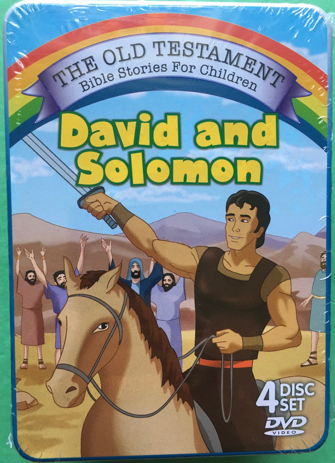 David and Solomon 4 DVD Christian Set Old Testament Bible Stories for ...