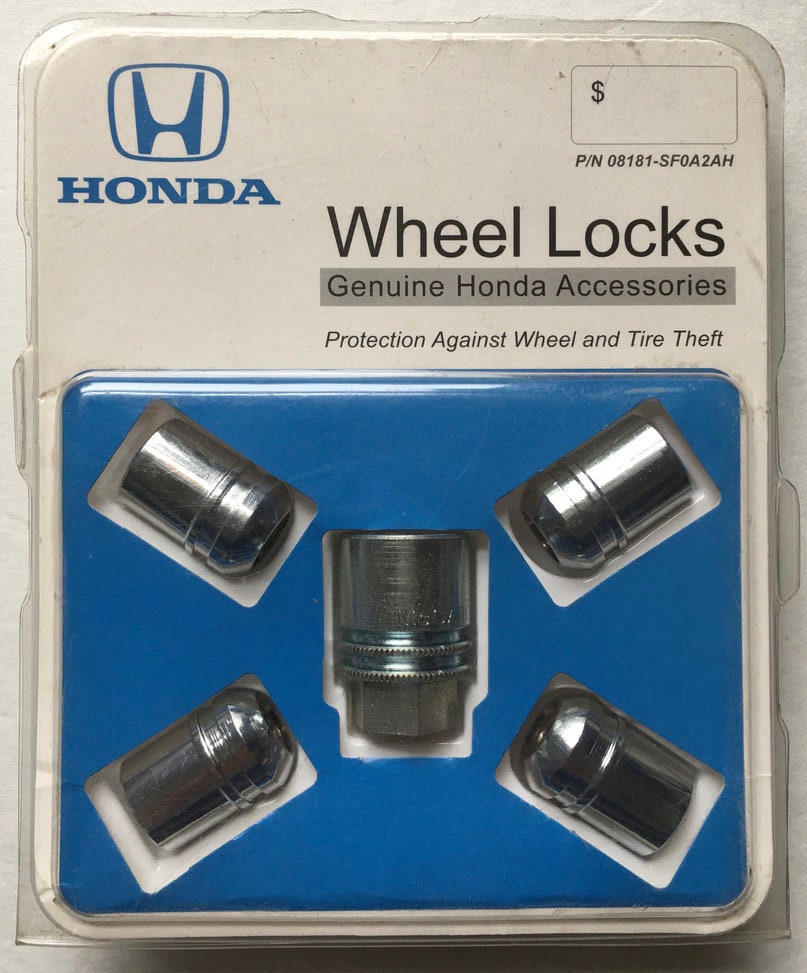 Genuine Honda Wheel Lock Set 08181-SF0A2AH Brand New in Original ...