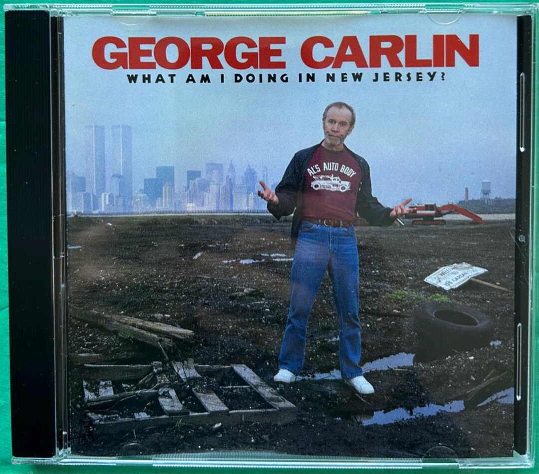 George Carlin What Am I Doing in New Jersey? Like New Comedy CD - Etsy