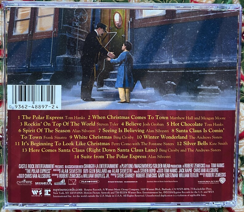 The Polar Express Original Motion Picture Soundtrack Like New CD - Etsy