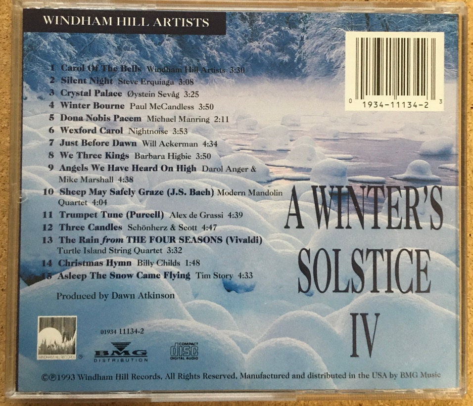 A Winter's Solstice IV Various Windham Hill Artists CD Like New 1993 - Etsy