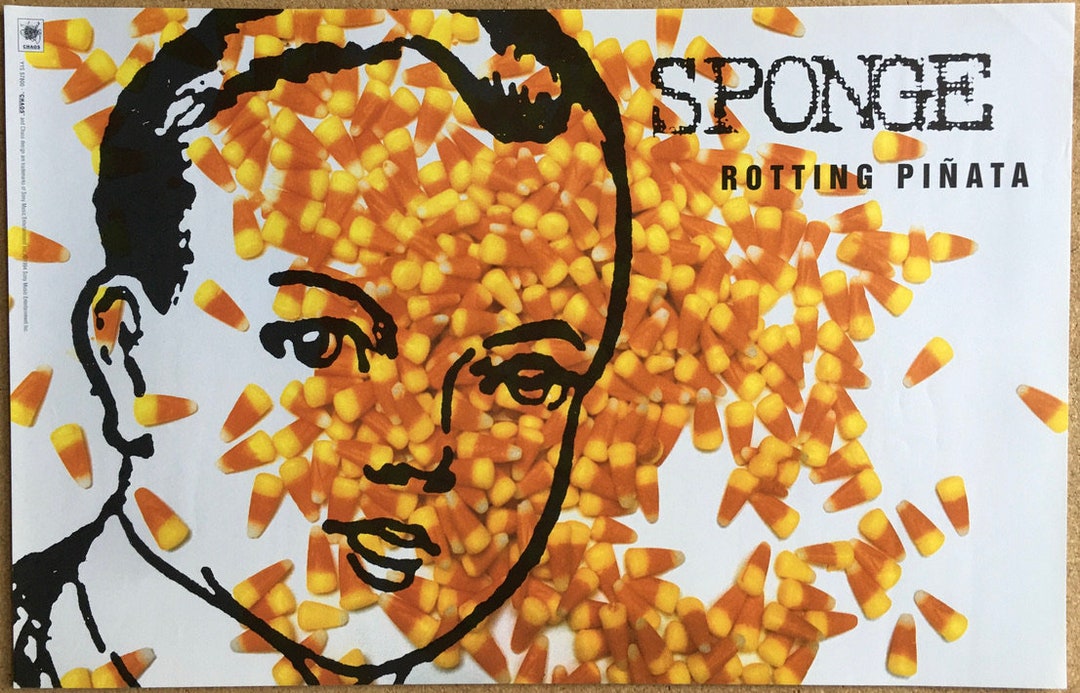 Sponge Rotting Piñata Rare 1994 Chaos Records Promotional Poster - Etsy