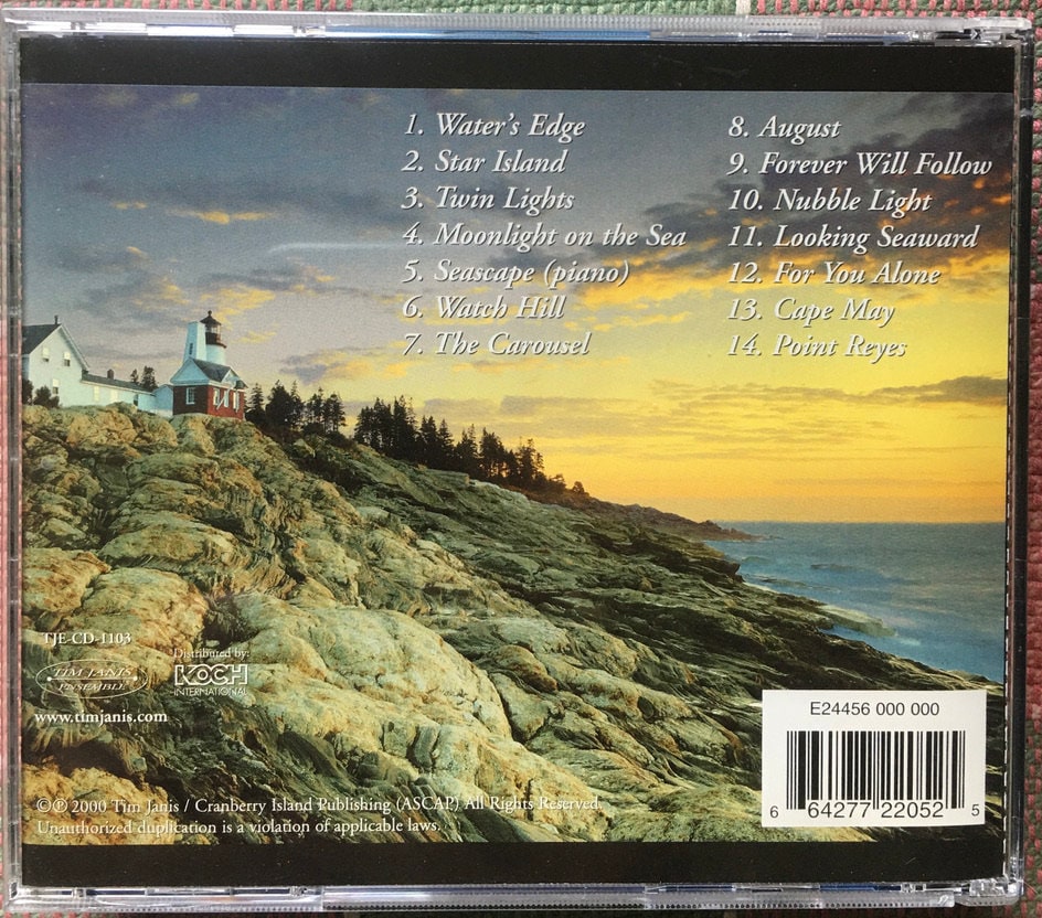 Tim Janis Water's Edge Tim Janis Ensemble Rare New CD - Etsy