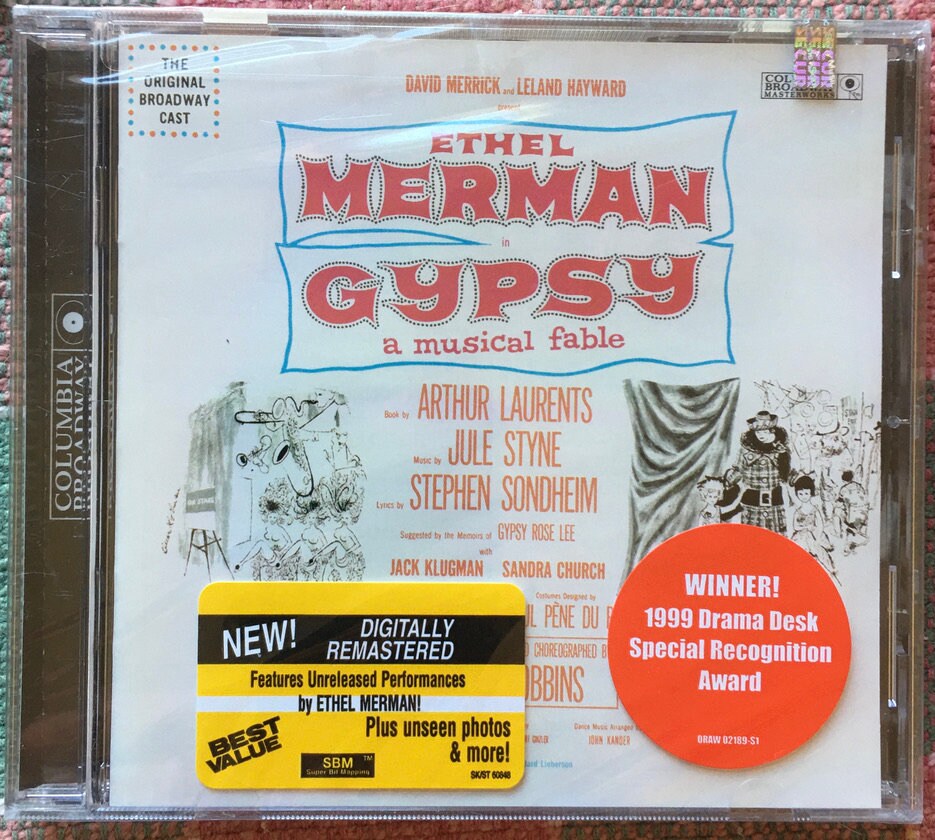 Ethel Merman Gypsy Album Cover