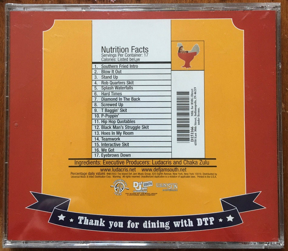 Ludacris Chicken N Beer CD RAP - Etsy
