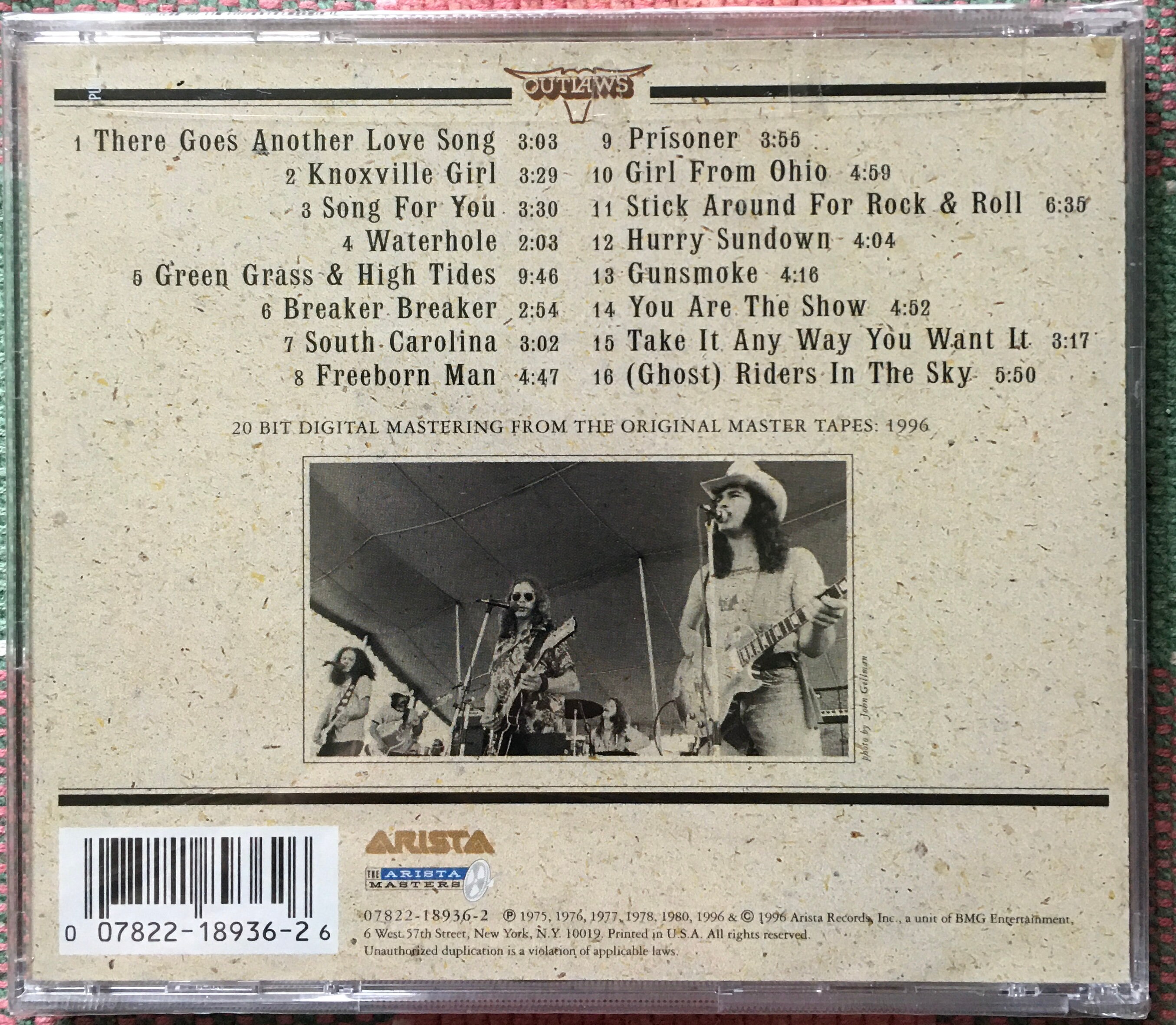 The Outlaws Best of the Outlaws Green Grass and High Tides New Sealed CD - Etsy