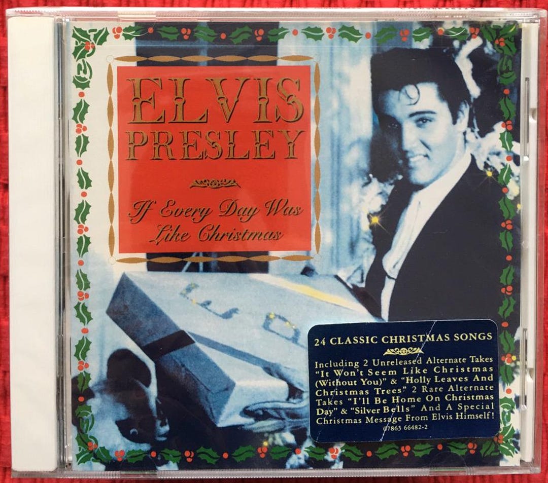 Elvis Presley If Every Day Was Like Christmas CD Like New 24 Track Xmas ...