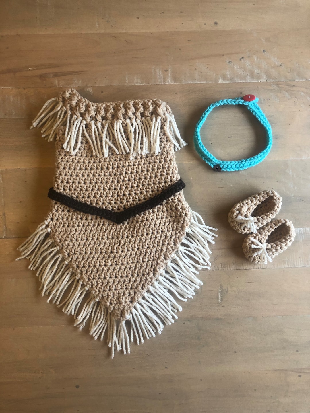 Pocahontas Crochet Newborn Set - Etsy