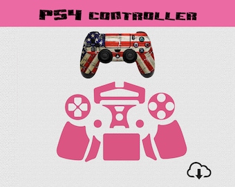 Ps4 Vector Template - Etsy