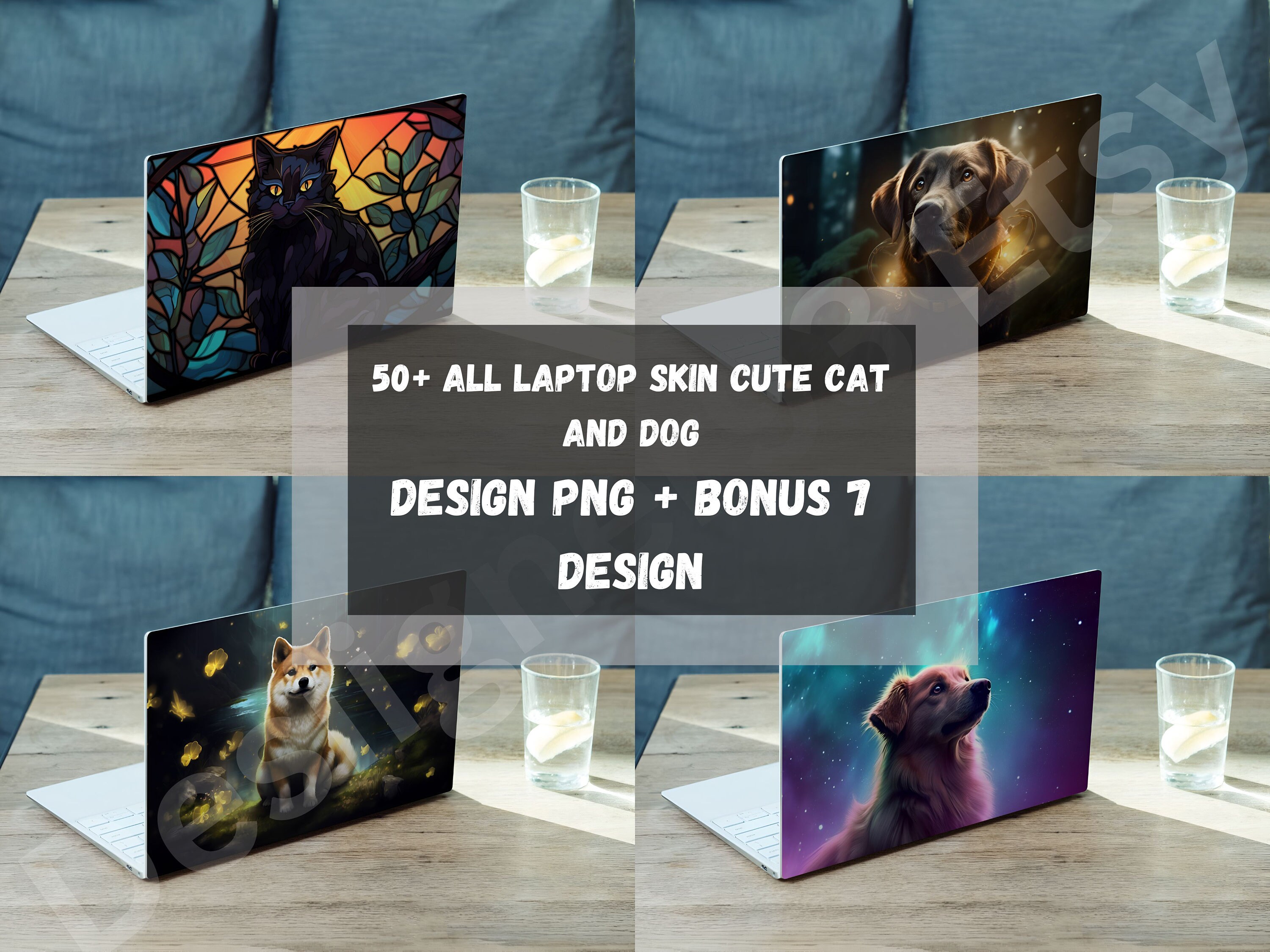 50+ All Laptop MacBook Skins Cute Cat and Dog Universe, Cosmic, Dark ...