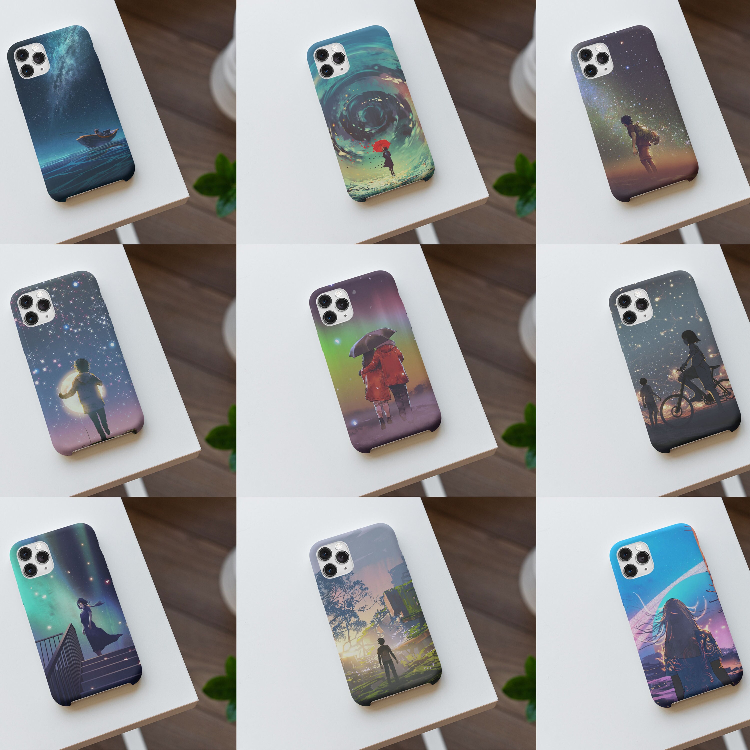 50+ Sublimation Fantasy iPhone and Samsung Galaxy Case Template Design ...