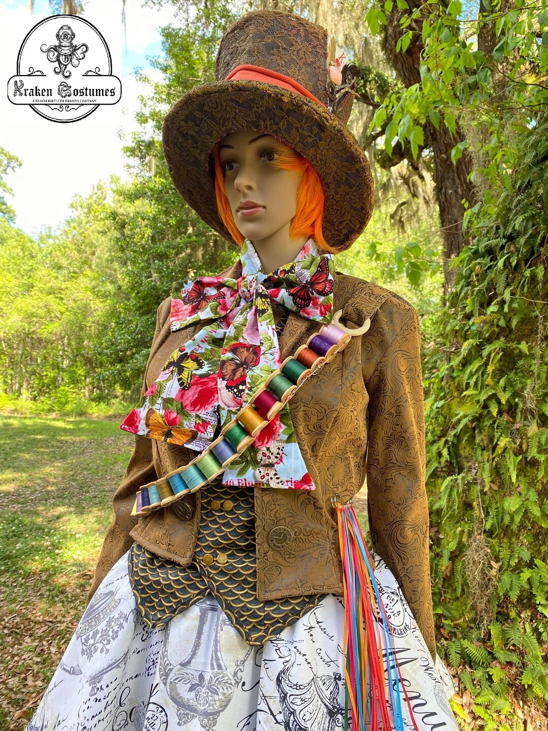 Mad Hatter Costume, Custom Sizes Available, Wonderland, Through the ...