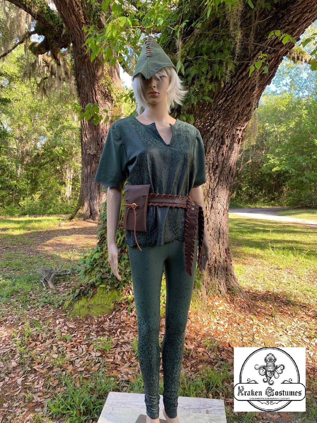 Peter Pan Costume, Custom Sizes Available, Adult Neverland Cosplay ...