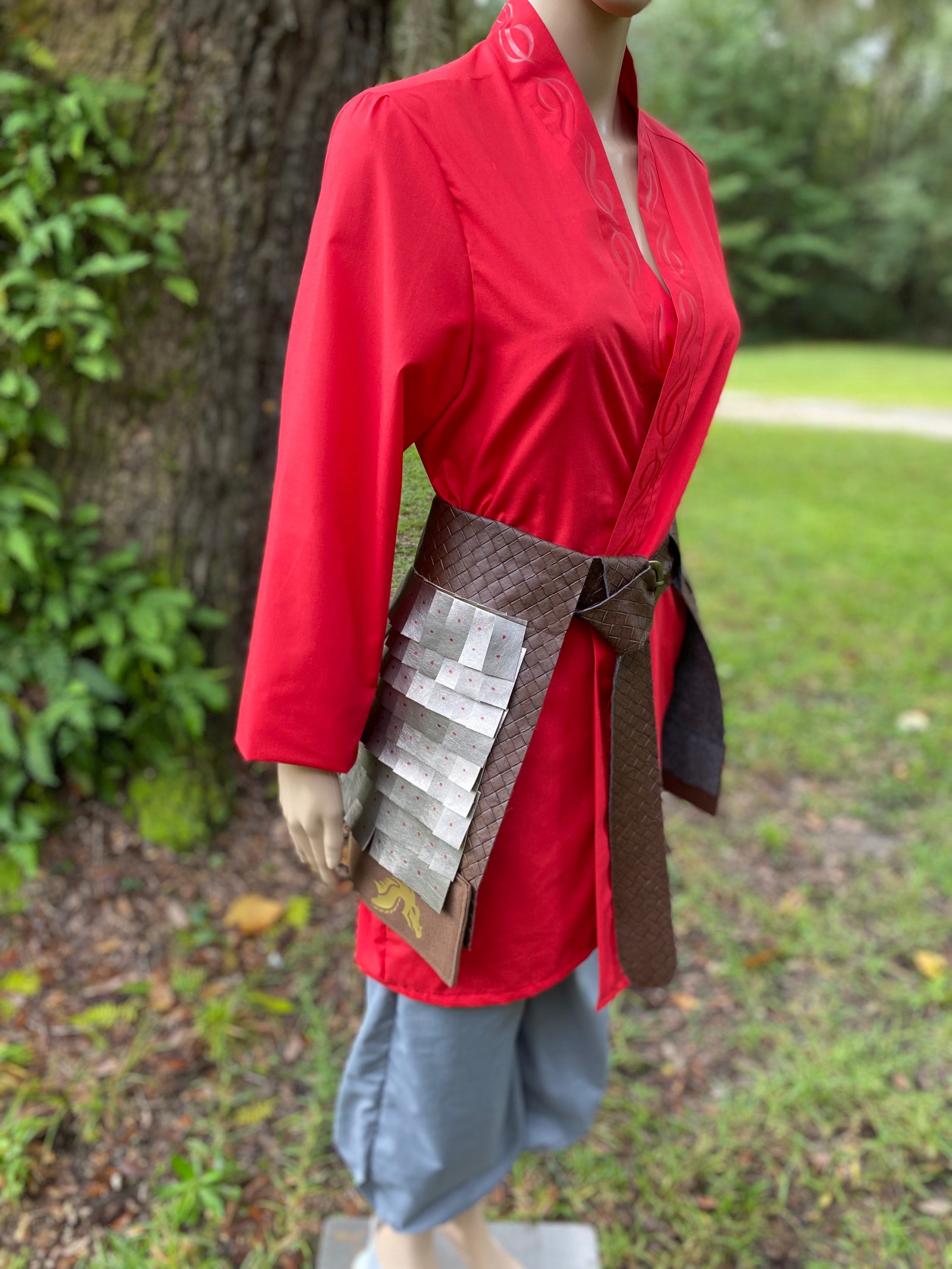 Mulan Live Action Costume, Custom Sizes Available, Warrior Cosplay ...