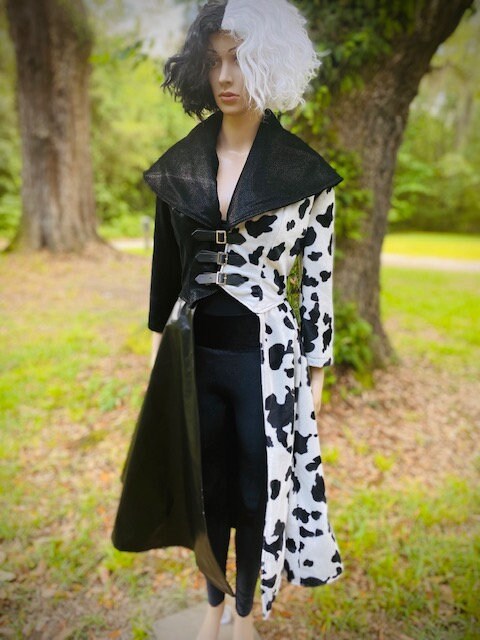 Cruella 2021, Dalmation Coat, Custom Cosplay, Masquerade, Costume - Etsy