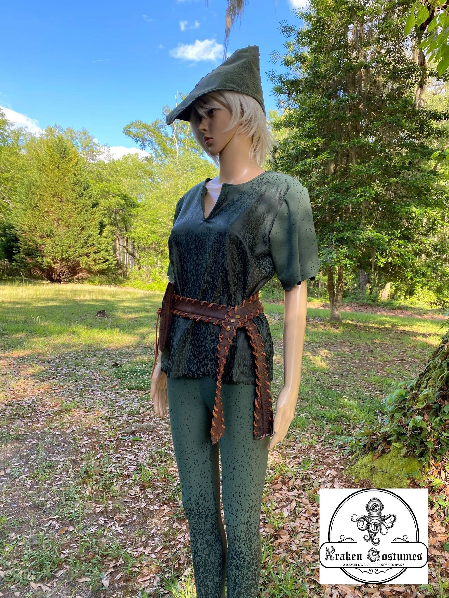 Peter Pan Costume, Custom Sizes Available, Adult Neverland Cosplay ...