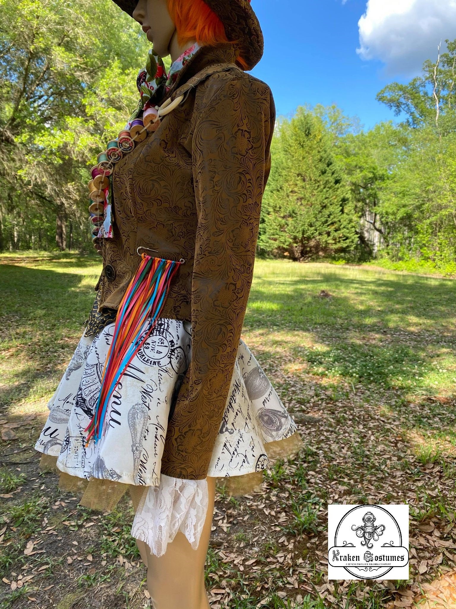 Mad Hatter Costume, Custom Sizes Available, Wonderland, Through the ...