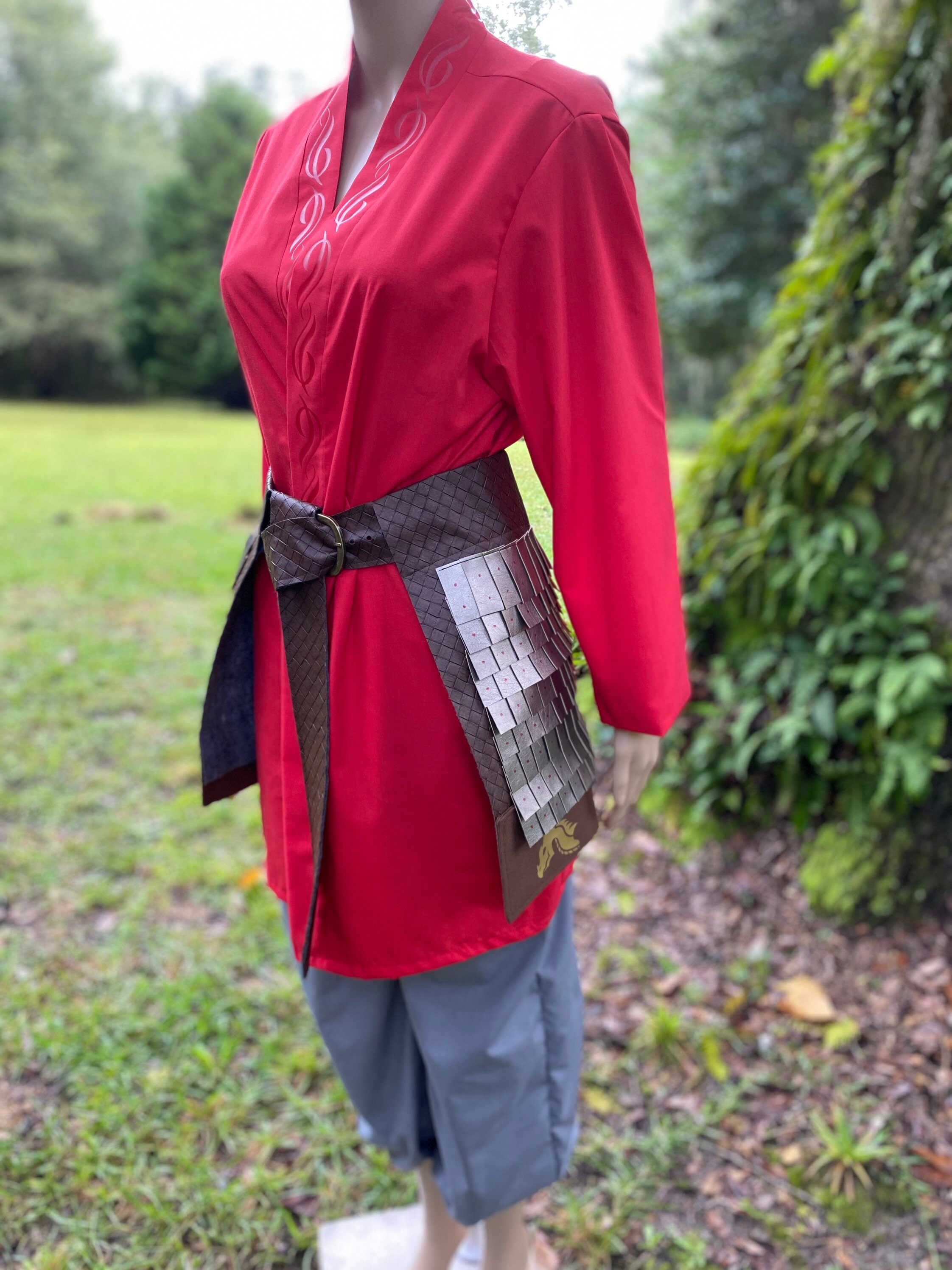 Mulan Live Action Costume, Custom Sizes Available, Warrior Cosplay ...